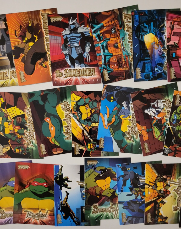 2003 TEENAGE MUTANT NINJA TURTLES Fleer GOLD PARALLEL CARD SET 36/84 ...