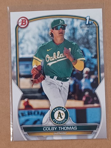 2023 Bowman Prospect Paper Colby Thomas #BP-32 1st Athletics Baseball ...