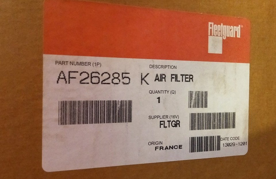 New Genuine Fleetguard AF26285K Primary Air Filter | eBay