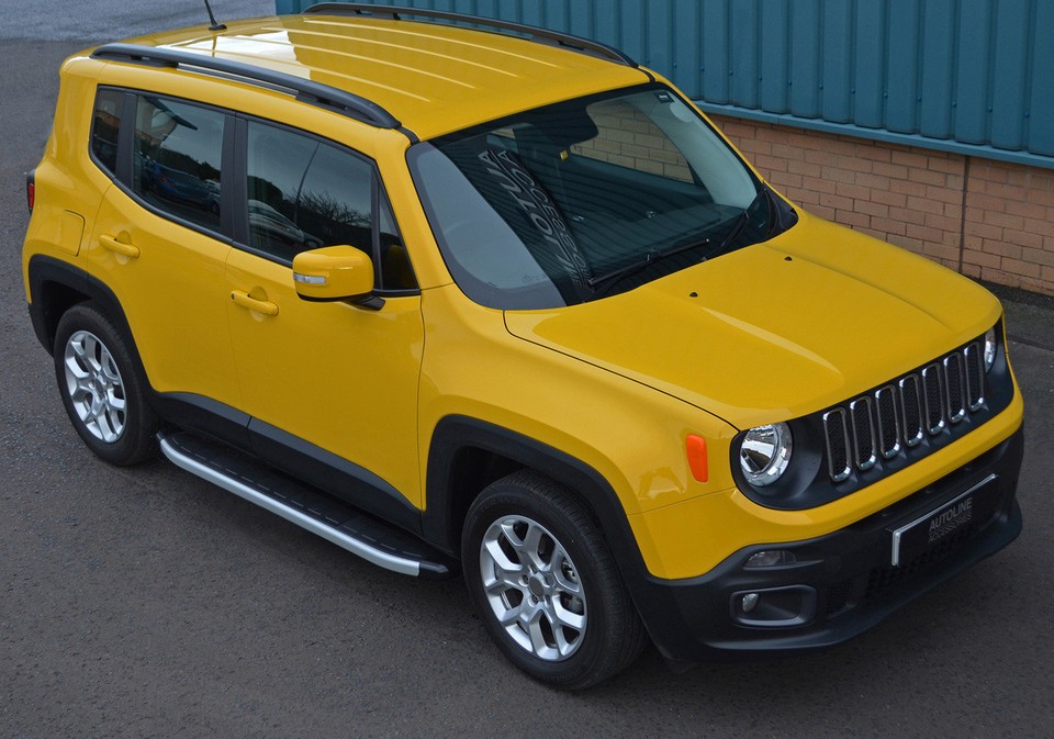 Aluminium Side Steps Bars Running Boards To Fit Jeep Renegade (2015 ...