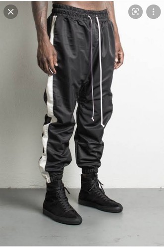 L NEW Daniel Patrick Pants L Grey men athletic track Unisex parachute street USA | eBay Australia