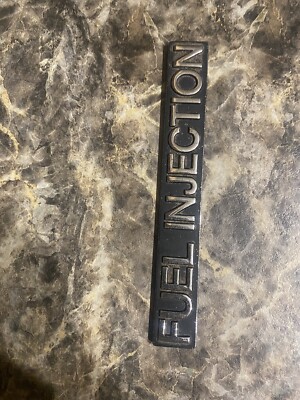 1986-1988 Monte Carlo LS Caprice Fuel Injection Emblem GM OEM | eBay