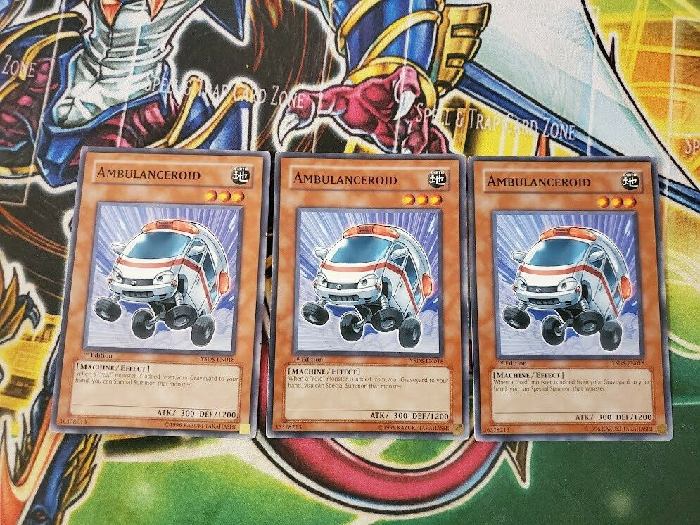 Yugioh - Ambulanceroid YSDS-EN018 LP 1st ed Common X3 | eBay