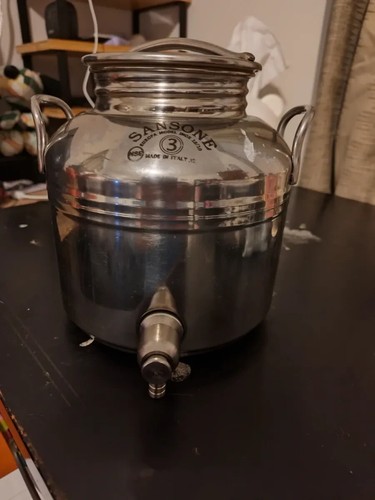 Sansone Italian Stainless Steel NSF Certified Fusti with Twist Needle ...