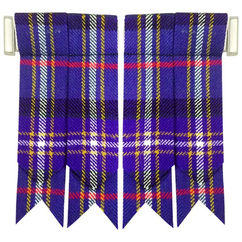 CC Masonic Tartan Kilt Flashes with Heavy Buckle/Scottish Kilt Hose ...