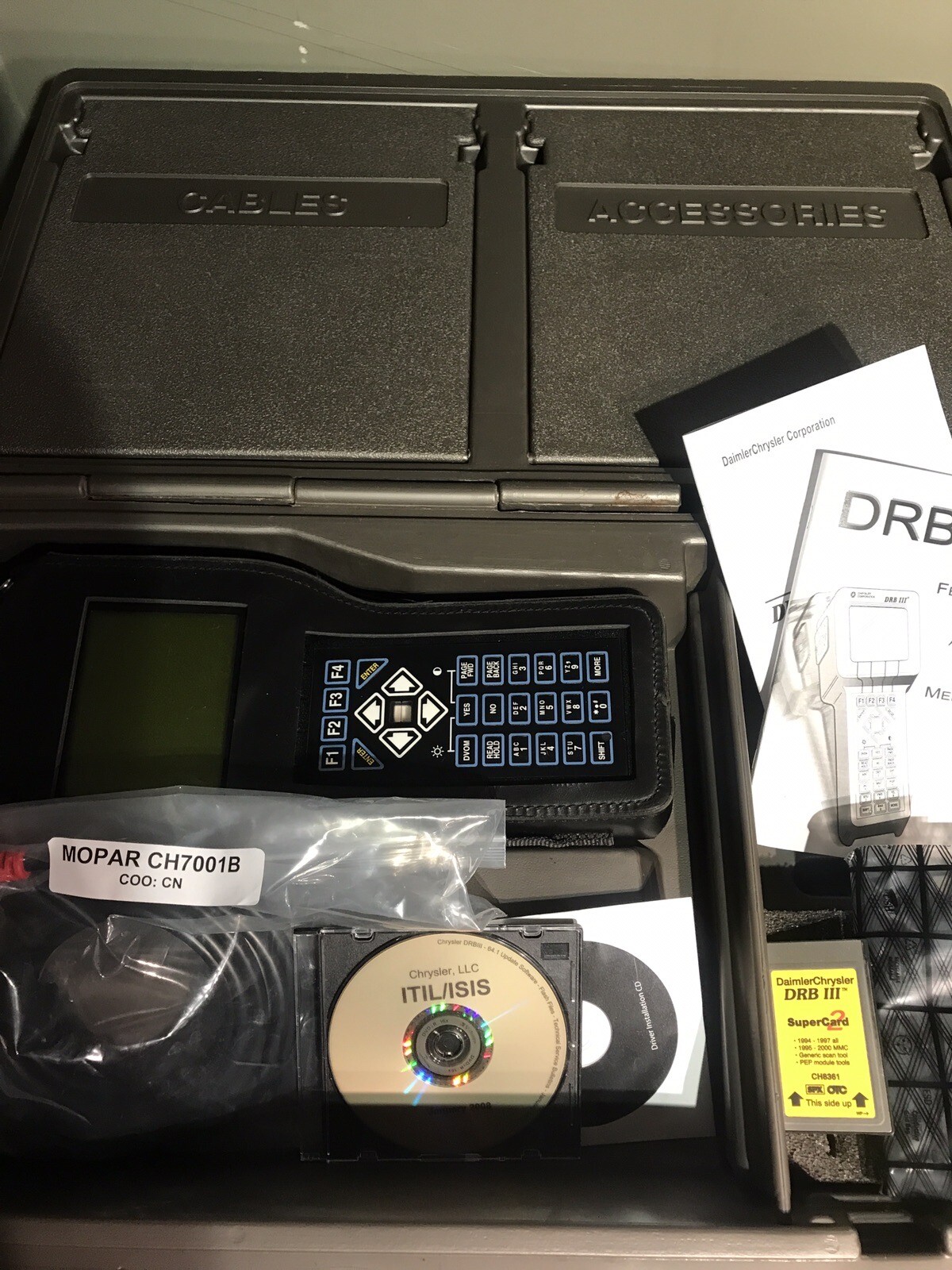 CHRYSLER DRB 3 DIAGNOSTIC SCAN TOOL KIT MOPAR DODGE JEEP VIPER RAM DRB ...