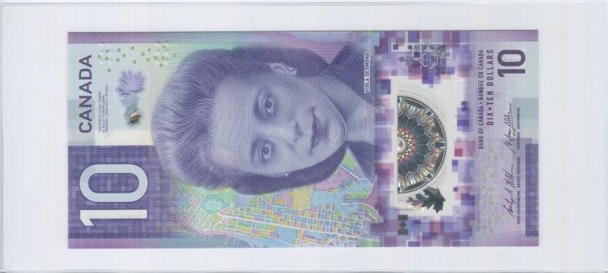 2018 Bank Of Canada $10 Dollar Gem UNC.Viola Desmond Banknote. Low ...