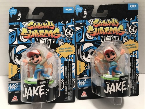 2020 Lot of 2 Subway Surfers Shorties Jake 2-1/2" Mini Figures w ...