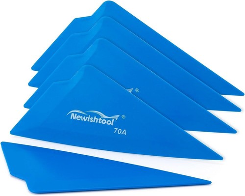 100PCS Window Tint Tools Triangle Squeegee 70-100A Hardness Corner ...