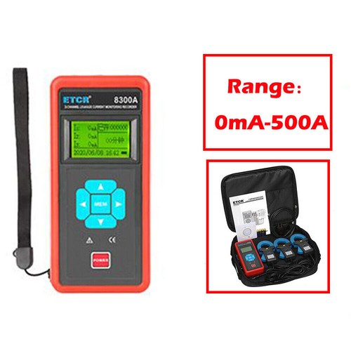 Three Channel Clamp Leakage Current Monitor Recorder AC Leakage Current ...