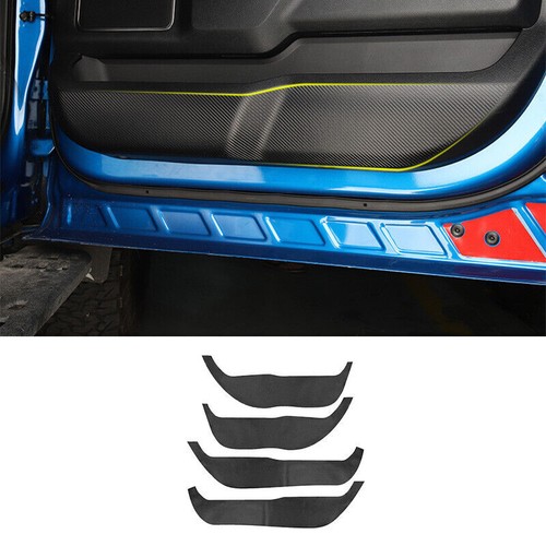 Inner Door Leather For Ford F150 F-150 2015-2020 Carbon Fiber Anti-Kick ...