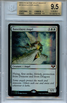 MTG Baneslayer Angel BGS 9.5 FTV Angels Magic Mystic Foil Amricons 9218 ...