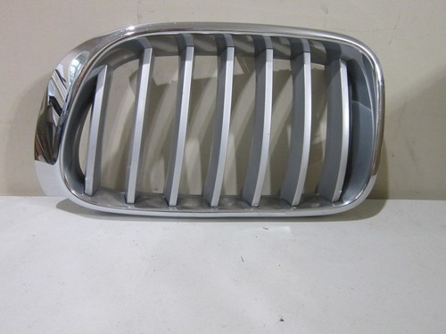 BMW X3 f25 2012 KIDNEY GRILLE UPPER LEFT FRONT SILVER+CHROME OEM ...