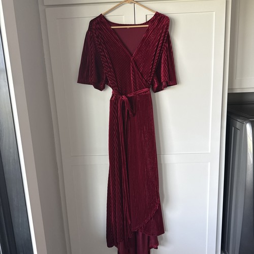City Chic - Dress - 3X - Rust Color - Wrap Dress - V-Neck - Beautiful ...