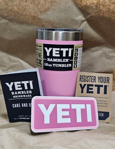 Brand New With Tags YETI Rambler 10oz Tumbler Power Pink W/MAGSLIDER ...
