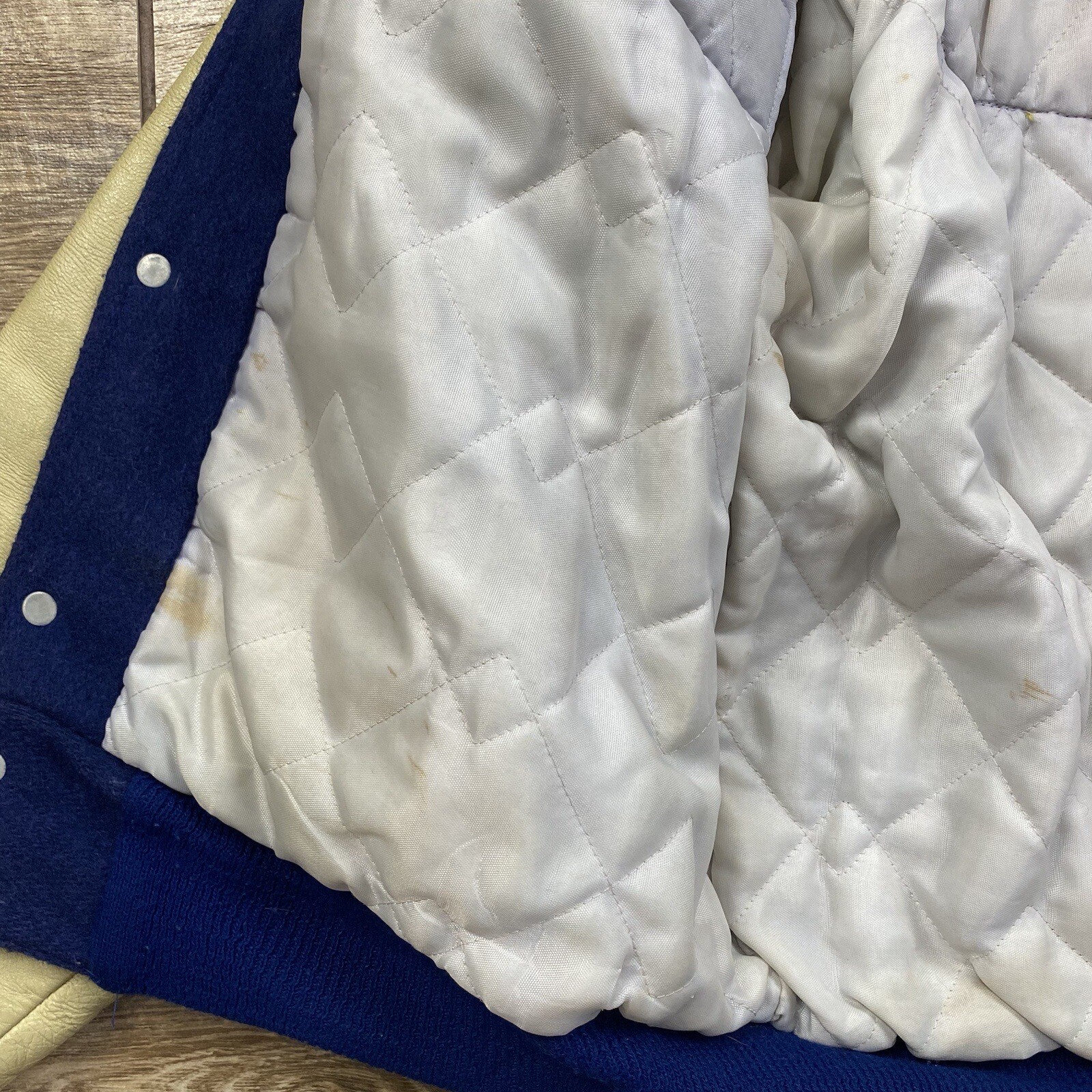 Vintage 1980s Varsity Football Letterman Jacket Size L Gem Sportswear ...