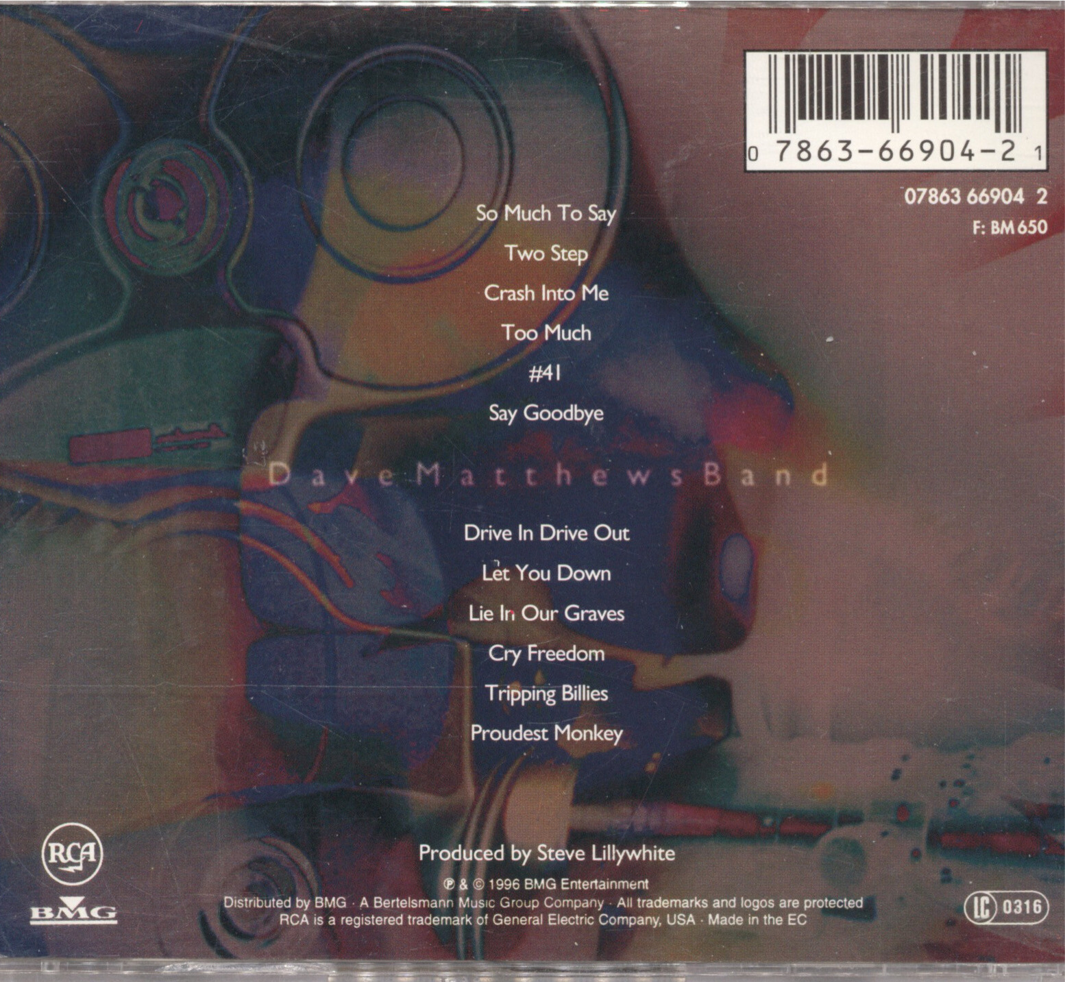 Crash+by+Dave+Matthews+Band+%28CD%2C+1996%29 for sale online | eBay