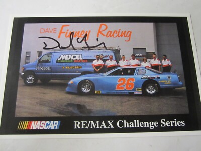 NASCAR Original 01 Autographed Dave Finney #26 RE/MAX Series Racing ...