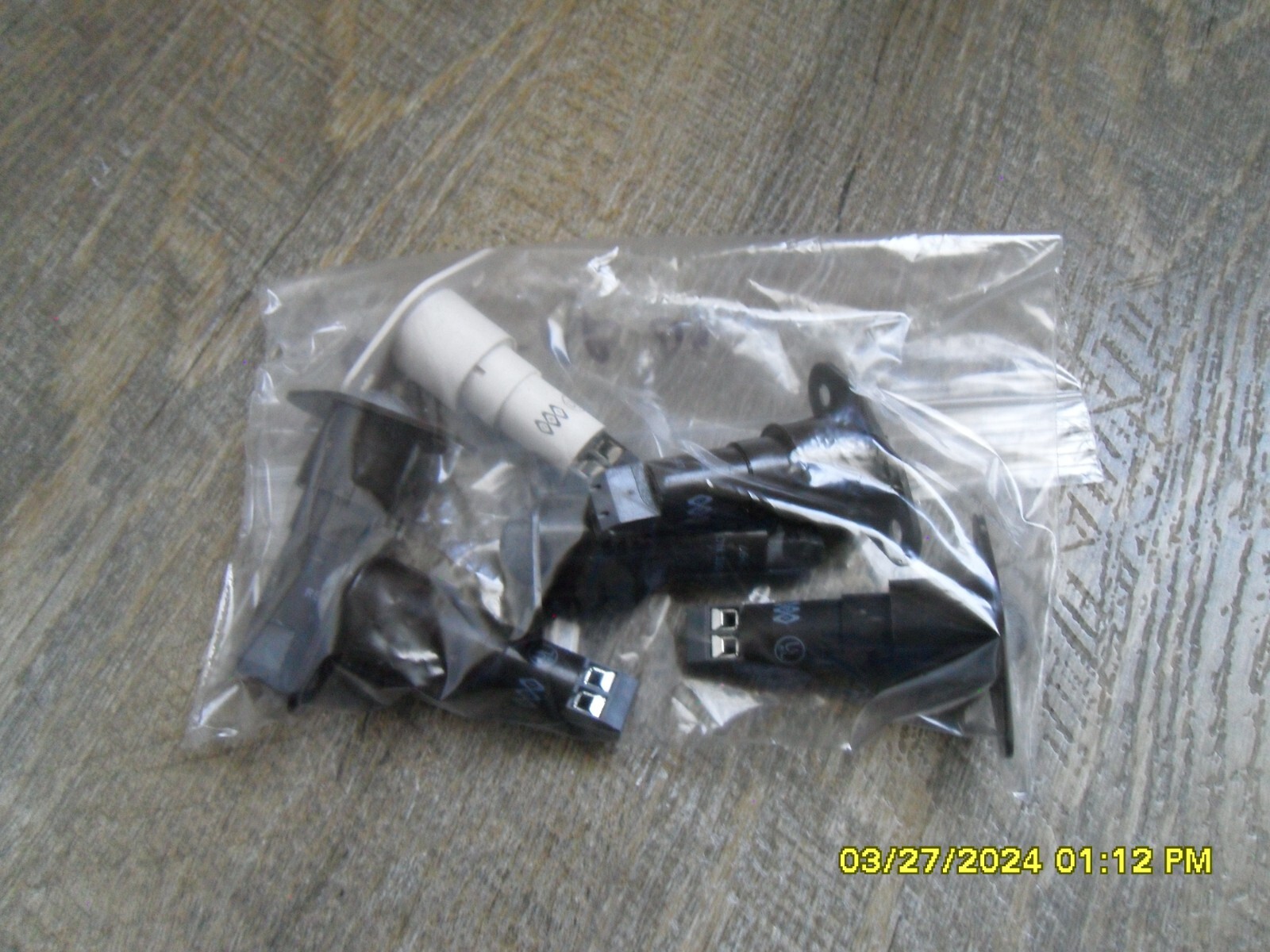 6- New GRI roller ball contacts W/ terminals (5 brown & 1 White) Closed ...