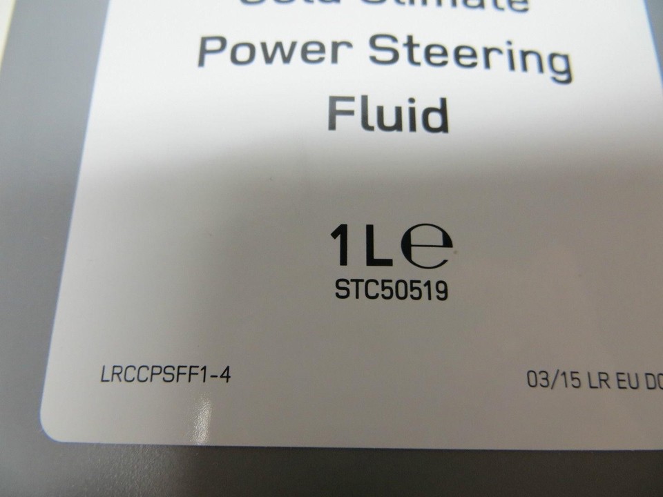 Land Rover New Genuine Cold Climate Power Steering Fluid Oil STC50519 ...