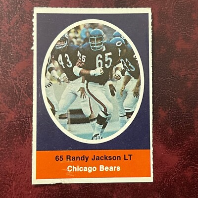 1972 Sunoco NFL Action Set RANDY JACKSON ROOKIE Stamp CHICAGO BEARS | eBay