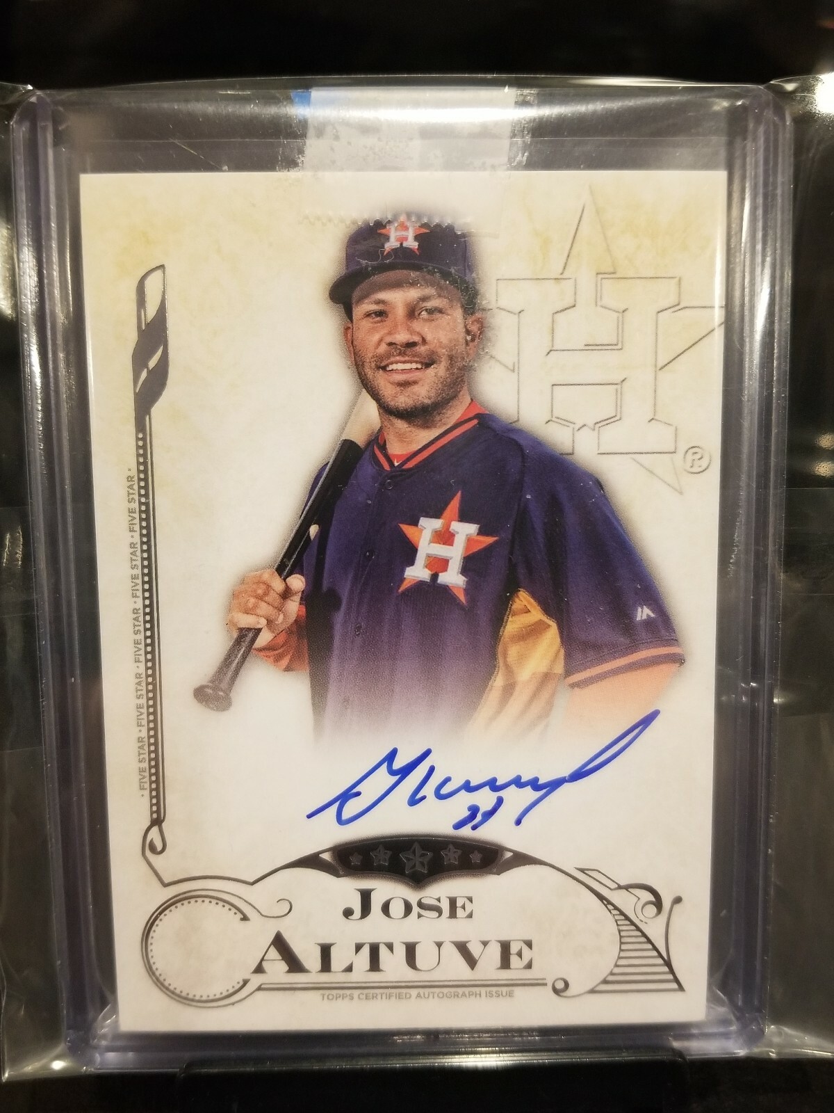 2015 JOSE ALTUVE TOPPS FIVE STAR AUTOGRAPH #FSA-JAL MINT. | eBay