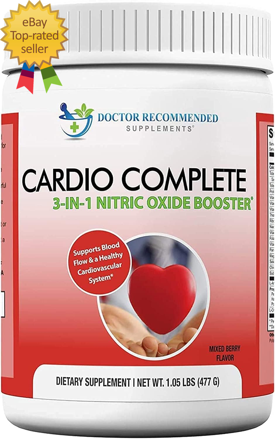 Cardio Complete - Heart Health Support Powder Supplement - 3-In-1 ...