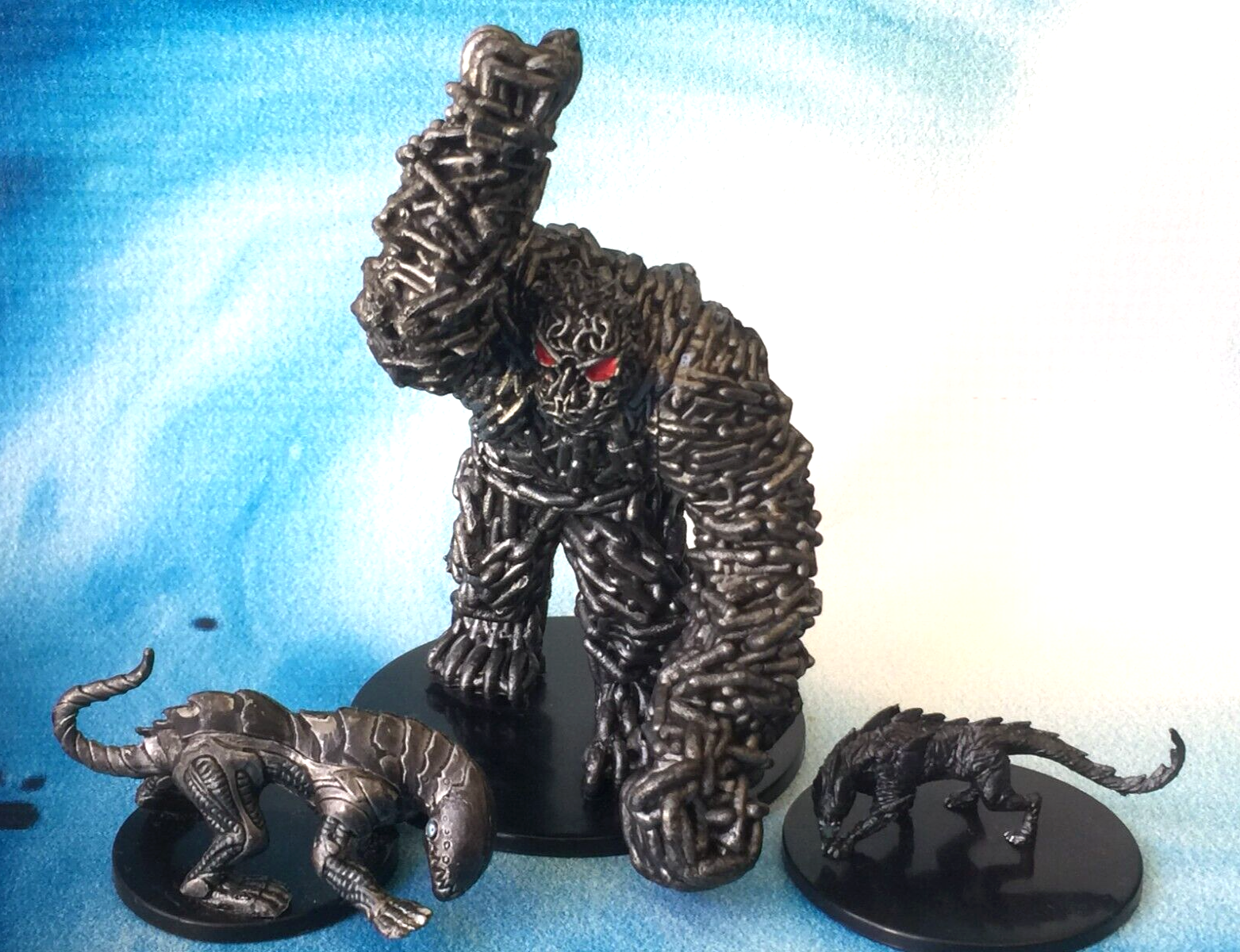 Steel Predator & Chain Golem Guardians Dungeons & Dragons Miniatures ...