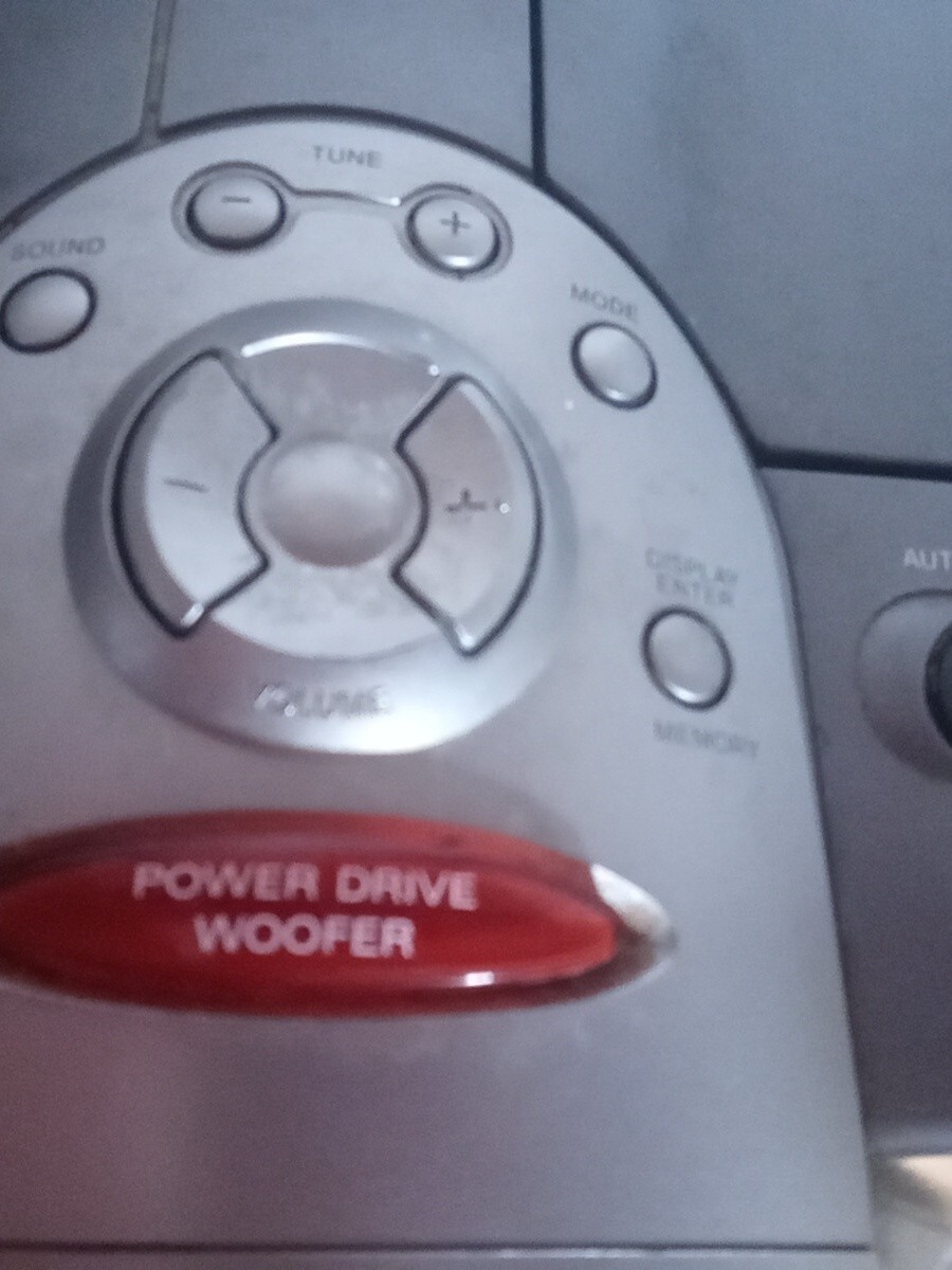 Sony CFD-G55 Cassette CD Player AM/FM Radio Boombox PowerDriveWoofer ...