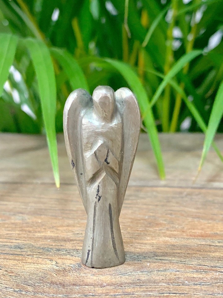 Pyrite Angle Gemstone Angel Protection Healing Crystal Angel Carving ...