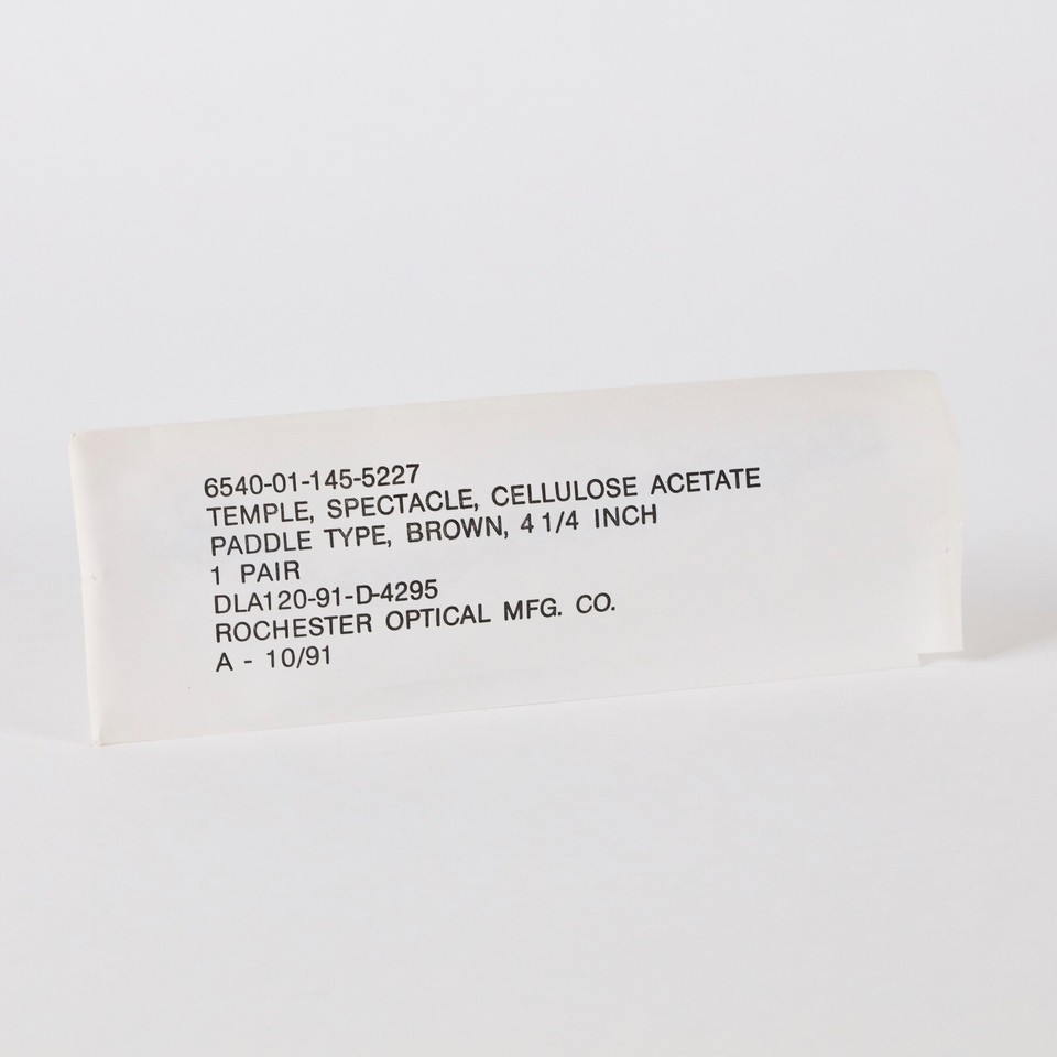 NEW Military Surplus BCG Birth Control Glasses Paddle Temples VINTAGE ...