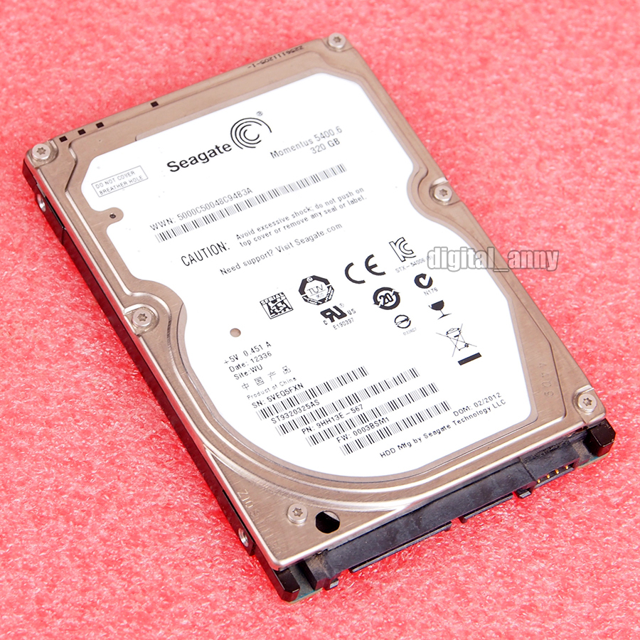 Seagate 320GB ST9320325AS Hard Disk Drive HDD 2.5" 8MB 5400RPM SATA ...