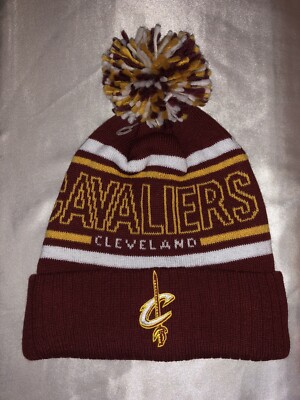 New Licensed Adidas Cleveland Cavaliers Knit POM Cuffed Beanie Hat | eBay