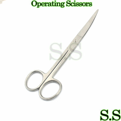 1 PC Surgical Medical Operating Scissors Curved 5.5" SHARP/SHARP ...