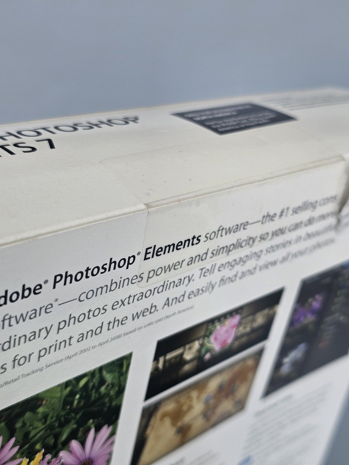Adobe Photoshop Elements 7 CD ROM CIB Big Box (Brand NEW, Factory Sealed) | eBay
