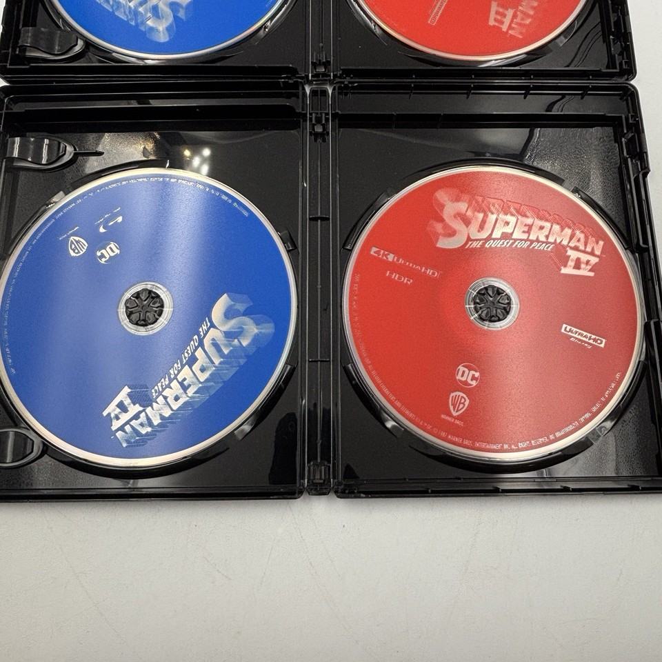 Superman 5-Film Collection 1978-1987 Ultra HD + Blu-ray (10 Discs Total ...