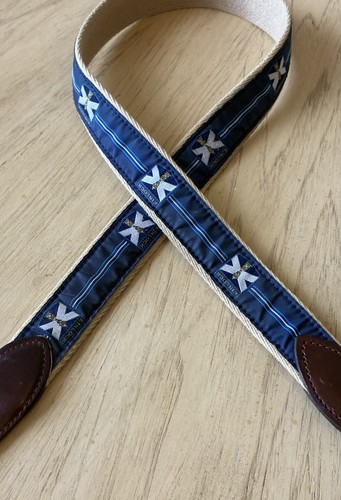 YRI Leather Canvas Belt KINLOCH Golf Blue Men's Size 36 / 90 Outdoor ...