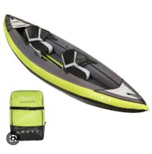*NEVER USED* ITIWIT Inflatable Kayak 2 Persons, Pump, paddles , life ...