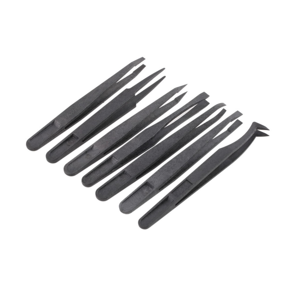6Pcs/set Anti-static Plastic Tweezers Repairs Tool For Sensitive ...
