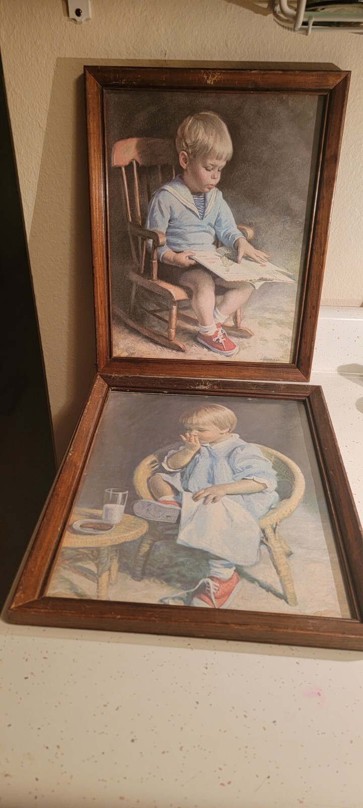 VINTAGE PAIR OF GARY AND GRETCHEN FRAMED PRINTS BY J INGWERSEN | eBay