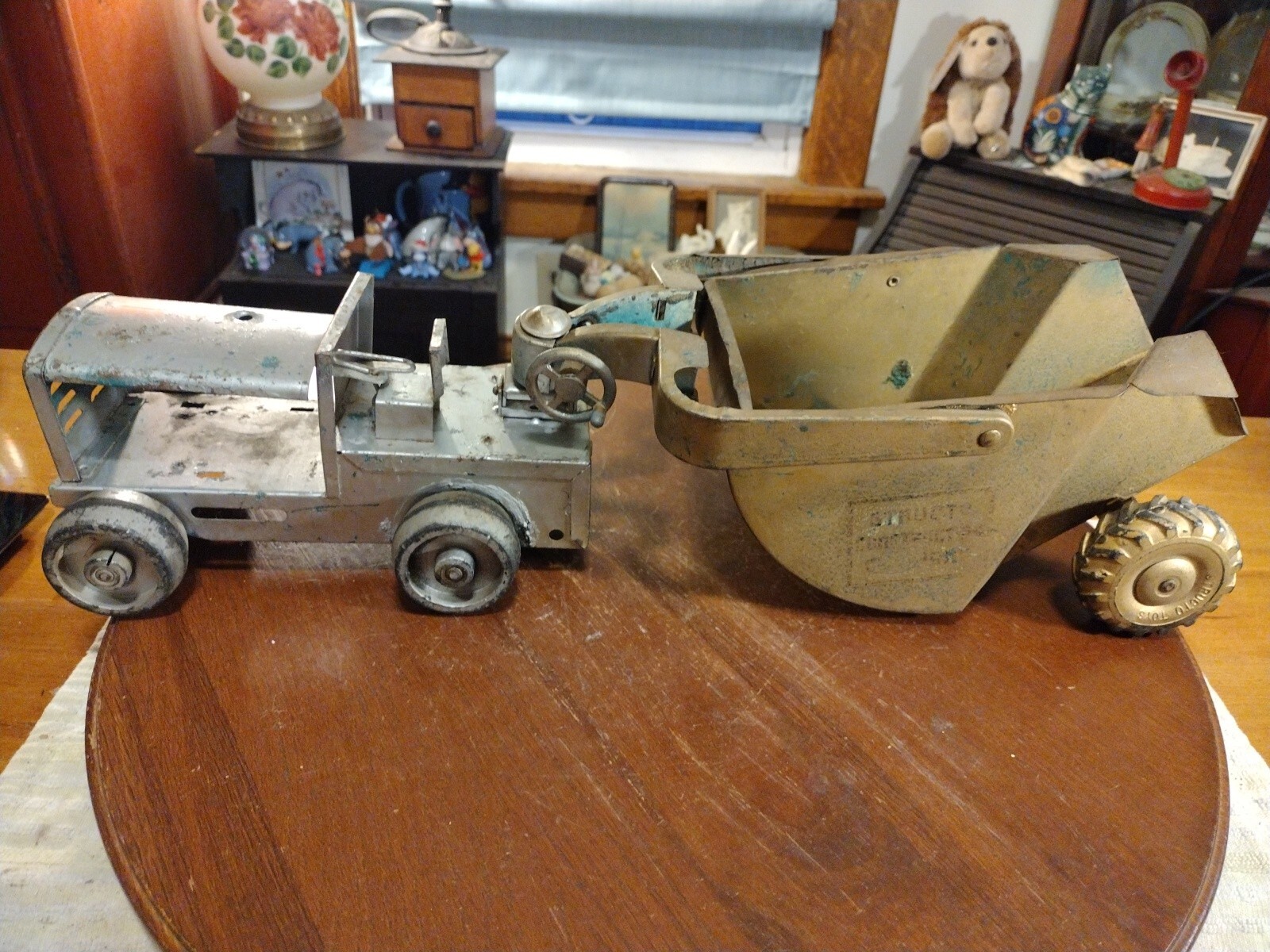 Vintage Structo Construction Toys Articulated Dump Rocker For Restore ...