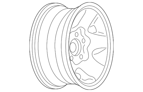 Genuine GM Wheel Alloy 12355826 | eBay