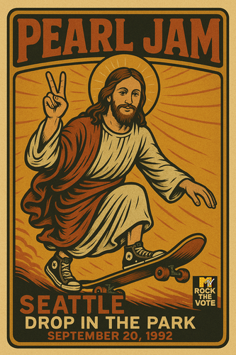 Pearl Jam 9/20/92 Seattle Drop in the Park 'Rock the Vote' Concert ...