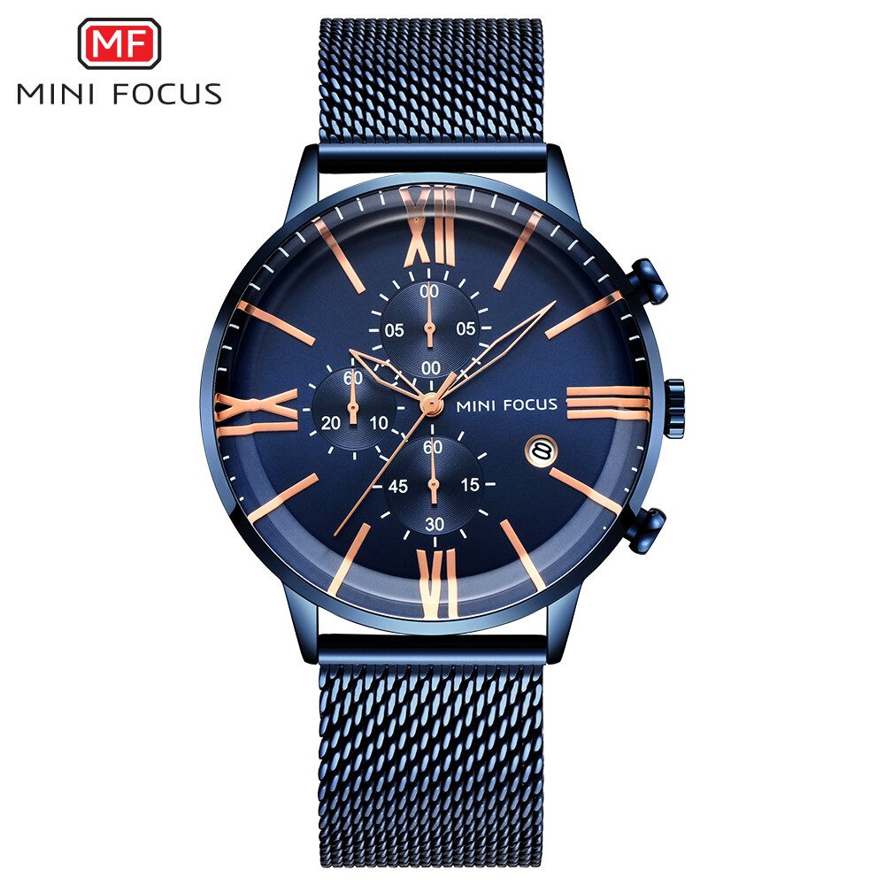 MINI FOCUS Men's Multifunction Business Waterproof Casual Calendar ...