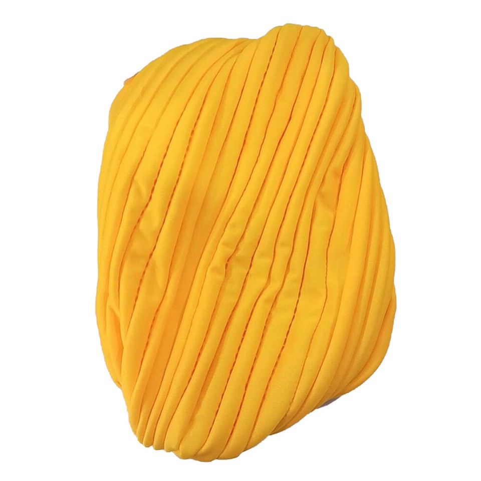 Plain Stretchy Ladies Chemo Turban Indian Cloche Trendy Fashion Pleated ...