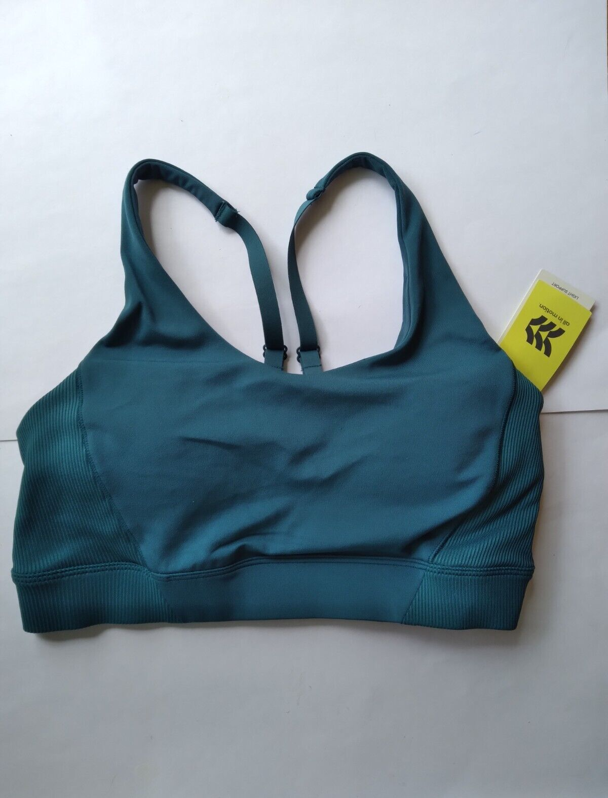 All In Motion Women S Vibrant Blue Light Support Contour Flex Ribbed ...