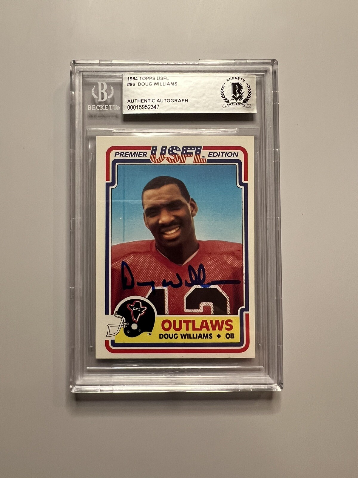 Doug Williams Autographed Memorabilia | Signed Photo, Jersey ...