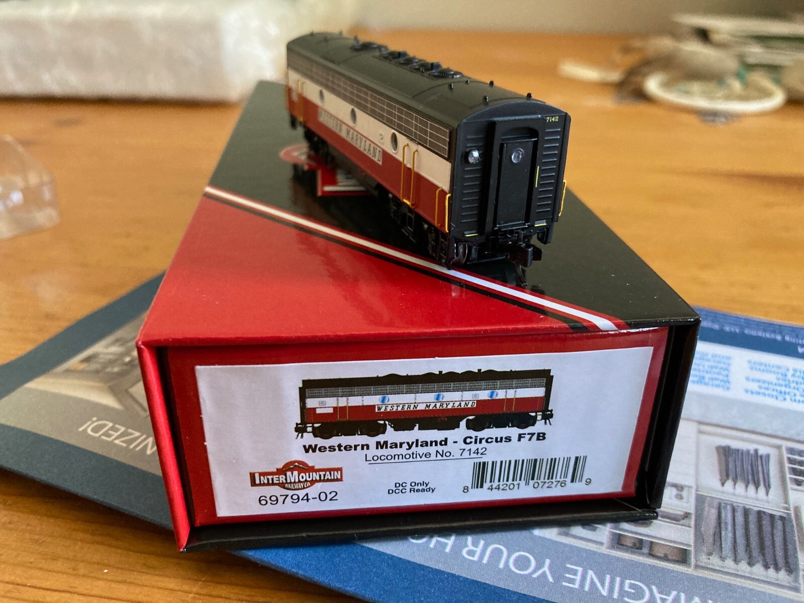 BRAND NEW Intermountain N Scale Western Maryland (WM) F7B (7142); DC ...