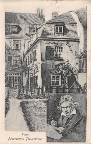 Bonn Maison De Naissance De Beethoven Carte Postale AK 1925 | eBay