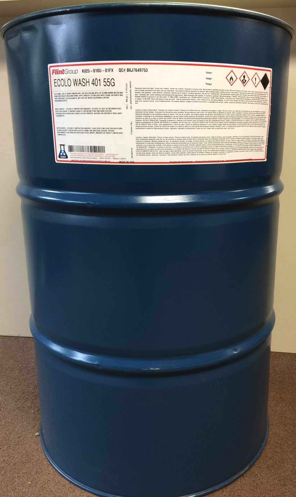 VARN ECOLO 401 WATER MISCIBLE WASH 55 GALLON DRUM *** FREE SHIPPING ...